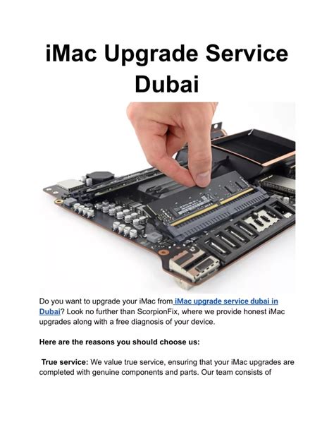 Ppt Imac Upgrade Service Dubai Powerpoint Presentation Free Download
