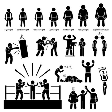 Boxing Boxer Fighter Weight Class Heavyweight Featherweight Training Ko