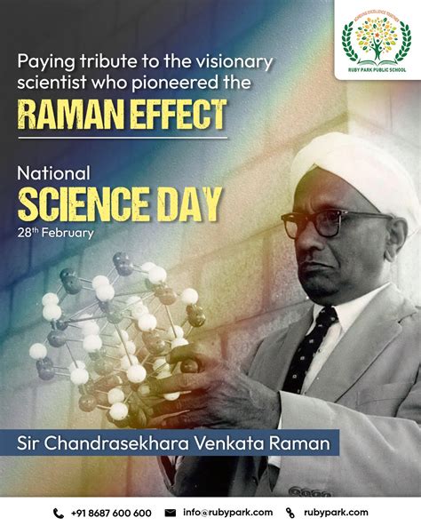 Today We Honour Sir C V Raman Ruby Park Public School Facebook