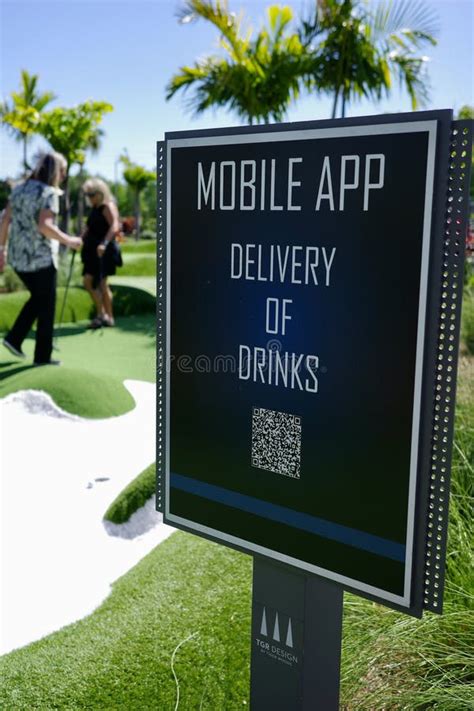 Popstroke Mini Golf Dining And Entertainment Experience Editorial Image