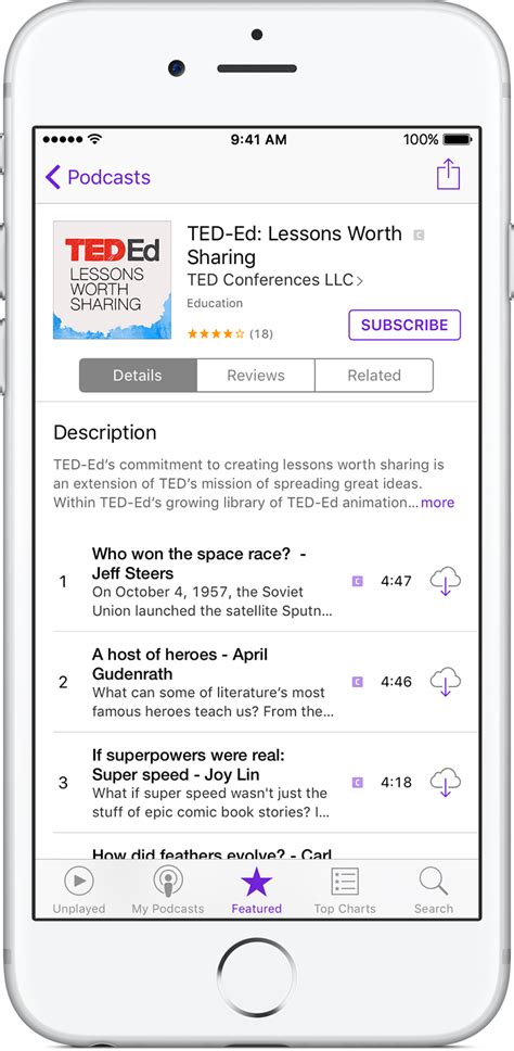 About The Podcasts App Apple Support