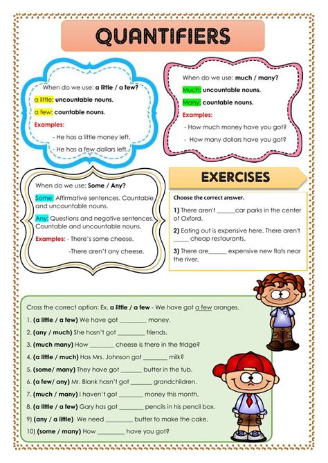 Quantifiers Online Exercise For Pre Intermediate English Lessons For