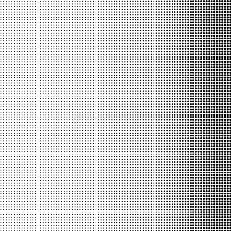 White Background With Black Small Halftone Dots Design Element Stock