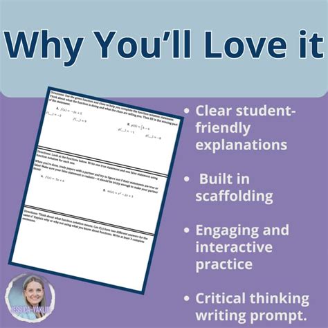 Evaluating Function Notation Notes And Practice Worksheet Graph Fx