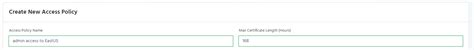 how to create first hybrid policy ezssh docs
