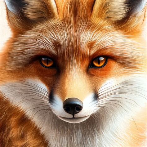 リアルなキツネの優雅な表情｜イラスト・フリー素材なら「シンテリ」