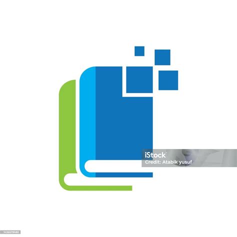 Ilustración De Ilustración De Imágenes De Logotipos De Libros Digitales