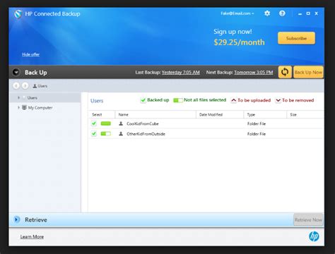 Hp Connected Backup