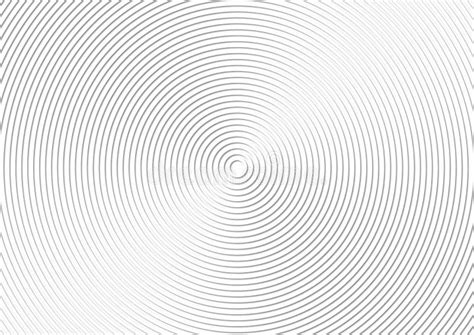 Abstract White Grey Background Round Circle Geometric Rings In Simple
