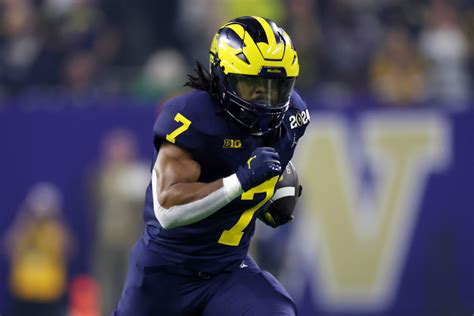 Watch Michigans Donovan Edwards Scores Second Td In Cfp National