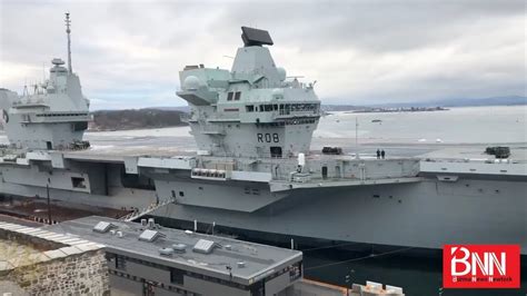 အော်စလိုမြို့တော်ကို ဆိုက်ကပ်ရောက်ရှိနေတဲ့ ဗြိတိန် လေယာဉ်တင်သင်္ဘော Youtube