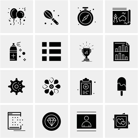 Our Services Time File Pen Focus Solid Glyph Icon Web Card Template