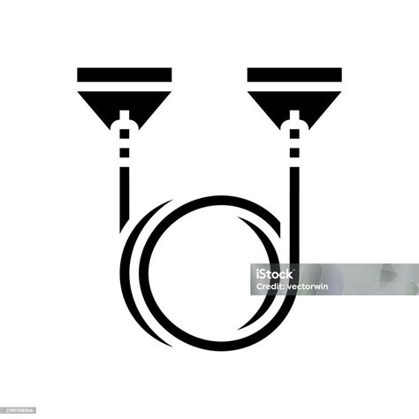저항 튜브 피트니스 도구 글리프 아이콘 벡터 일러스트 레이 션 0명에 대한 스톡 벡터 아트 및 기타 이미지 0명 균형 덤벨 Istock