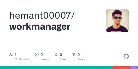Github Hemant00007workmanager