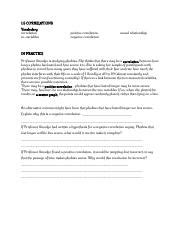 Understanding Correlations Exploring The Relationship Between Course Hero