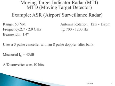 Moving Target Indicator Radar Mti Part2 Pptx