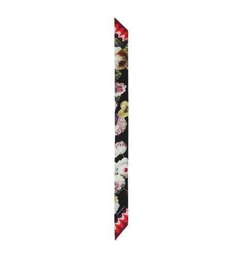 Womens Dolce Gabbana Multi Silk Floral Print Scarf Harrods US