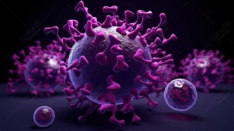 3d 렌더링의 보라색 바이러스 분자 3d 배경 분자 배경 3d 렌더링 배경 이미지 Hd 3d 분자 3d 렌더링 배경 사진 무료 다운로드 Lovepik