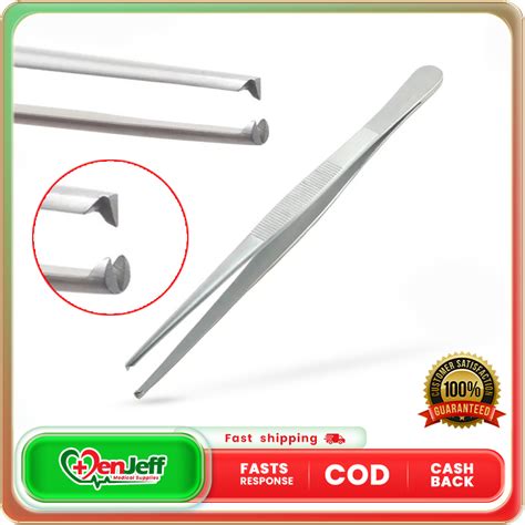 Dissecting Tissue Thumb Forceps Tweezers 5 12 Plain Or Toothed
