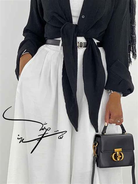 دامن شلواری خنک تابستانه دامن شلواری کوتاه مزون نوشین درویش