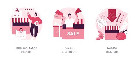 Premium Vector Retail Sales Strategy Abstract Concept Vector Illustrations