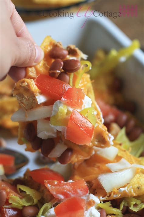 Easy Chicken Nachos Cooking Up Cottage