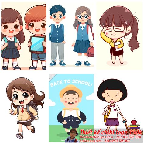Chibi Học Sinh ThiẾt KẾ Chibi 190k Cute ĐÁng YÊu
