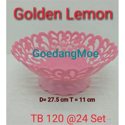 Jual Keranjang Buah Golden Lemon Tb120 Keranjang Serbaguna Plastik Pink
