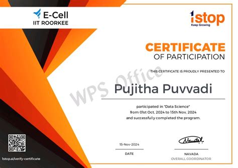Datascience Learningjourney Skilldevelopment Ecelliitroorkee 1stop Pujitha Puvvadi