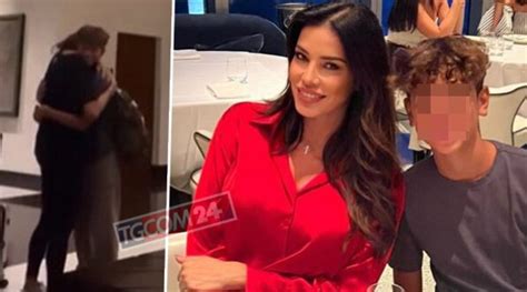 Aida Yespica Riabbraccia Il Figlio Aron Dopo Due Anni Emozioni Social