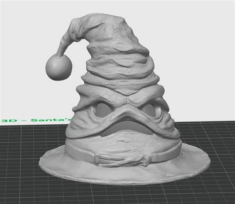 Santa Sorting Hat Christmas Candle Holder Serev3d By Serev3d Makerworld