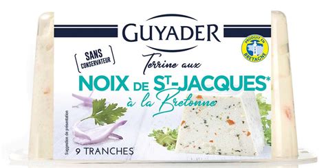 Terrine aux noix de St Jacques à la Bretonne Guyader 350 g Bam