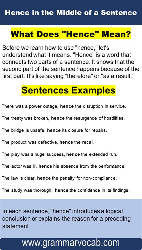 Use In The Sentence Hence At Lucy Sutcliffe Blog