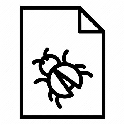 1 File Bug Virus Data Malware Icon Download On Iconfinder