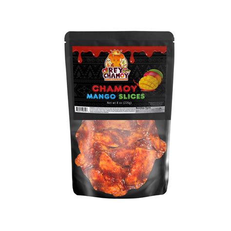 Wet Chamoy Candy Mango Slices 8oz Rey Chamoy