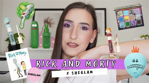 RICK E MORTY X SHEGLAM PROVIAMO TUTTA LA COLLEZIONE YouTube