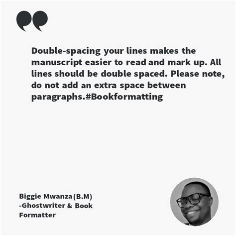 Formatting Tips For Easy Reading And Marking Up