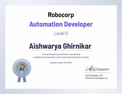 Aishwarya Ratnaparkhi On Linkedin Roboticprocessautomation