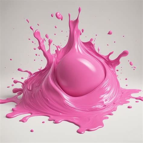 Premium Ai Image 3d Ink Splash