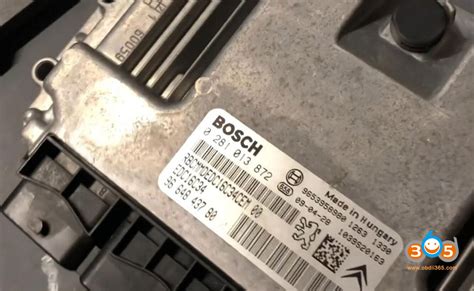 Fetrotech Tool Read And Write PSA EDC16C34 On Bench OBDII365