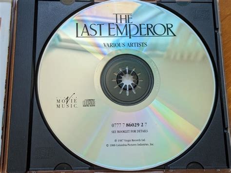 《末代皇帝 Last Emperor 電影原聲》 坂本龍一 發燒cd 早期 Usa 版 9成新 興趣及遊戲 音樂、樂器 And 配件
