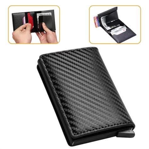 Carteira Porta Cartões Pop Up Antifurto Rfid Automática Slim Mercadolivre