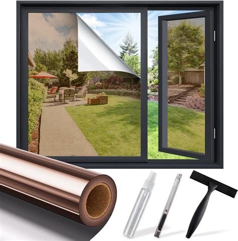 Lifetree One Way Clear Window Film Privacy Heat Reflective Mirror