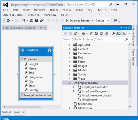 Repository Pattern In Mvc Application Using Entity Framework