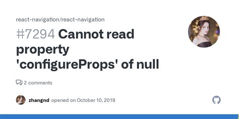 Cannot Read Property Configureprops Of Null · Issue 7294 · React
