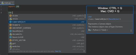 Autocompletion Manual — Cinema 4d Sdk 202400 Documentation
