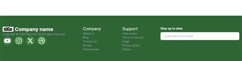 Responsive Footer Using React With Tailwind Css And React Icons Dev