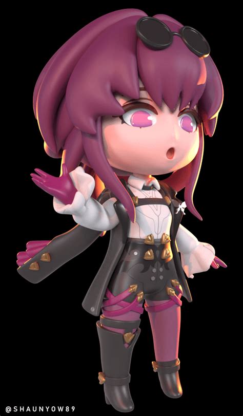 Made A 3d Chibi Kafka Shaunyow89 R Honkaistarrail