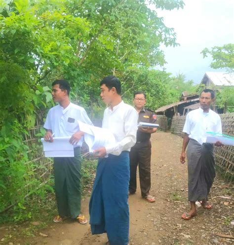 ဂွမြို့တွင်မြေပြင်အိမ်ထောင်စုလူဦးရေစာရင်းများ ကွင်းဆင်းကောက်ခံ
