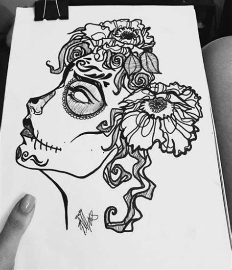 Descubrir Imagen Dibujos De Catrinas A Lapiz Faciles Viaterra Mx Hot